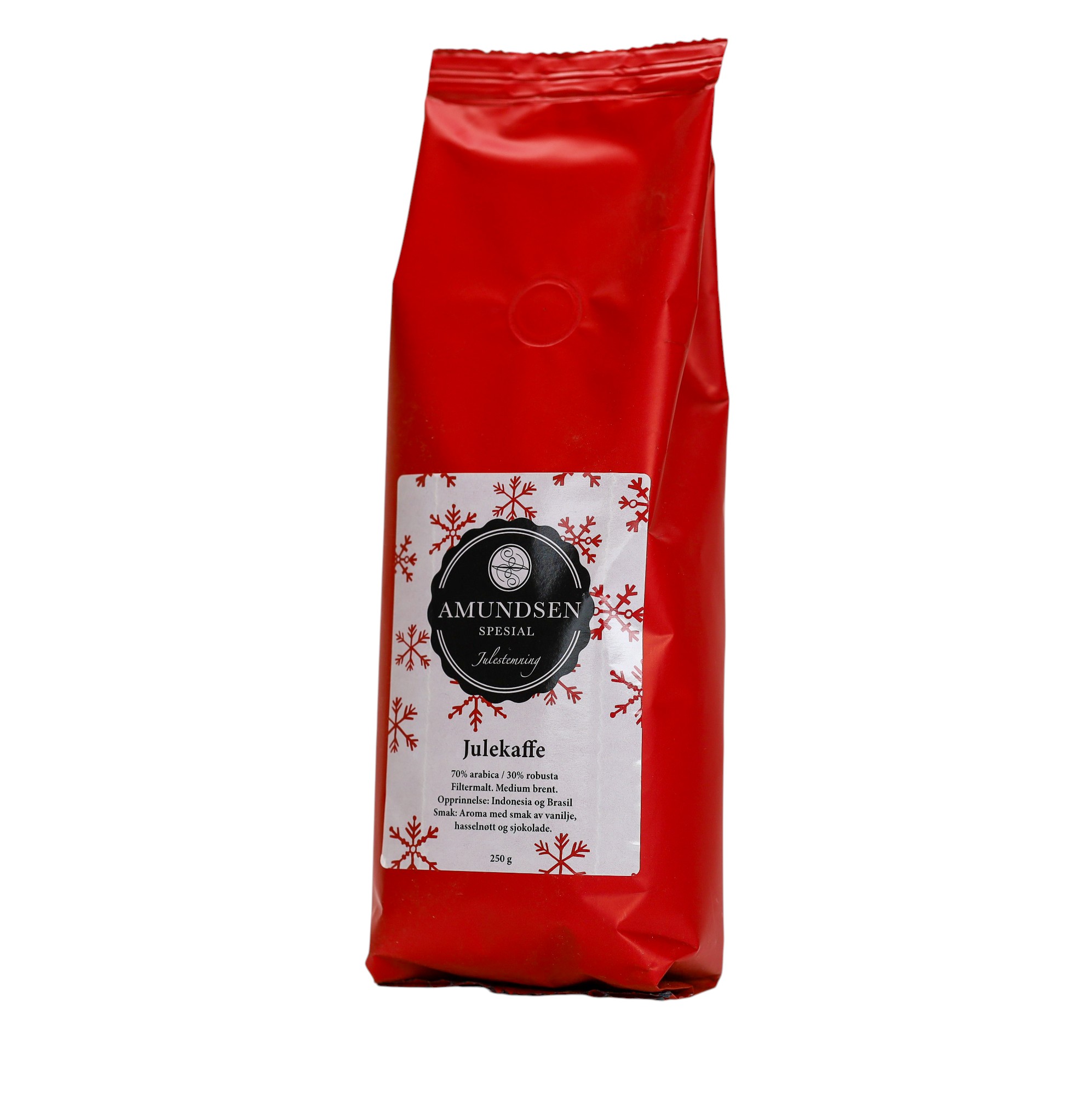 Amundsen Spesial Julekaffe, 250 gr, rød pose